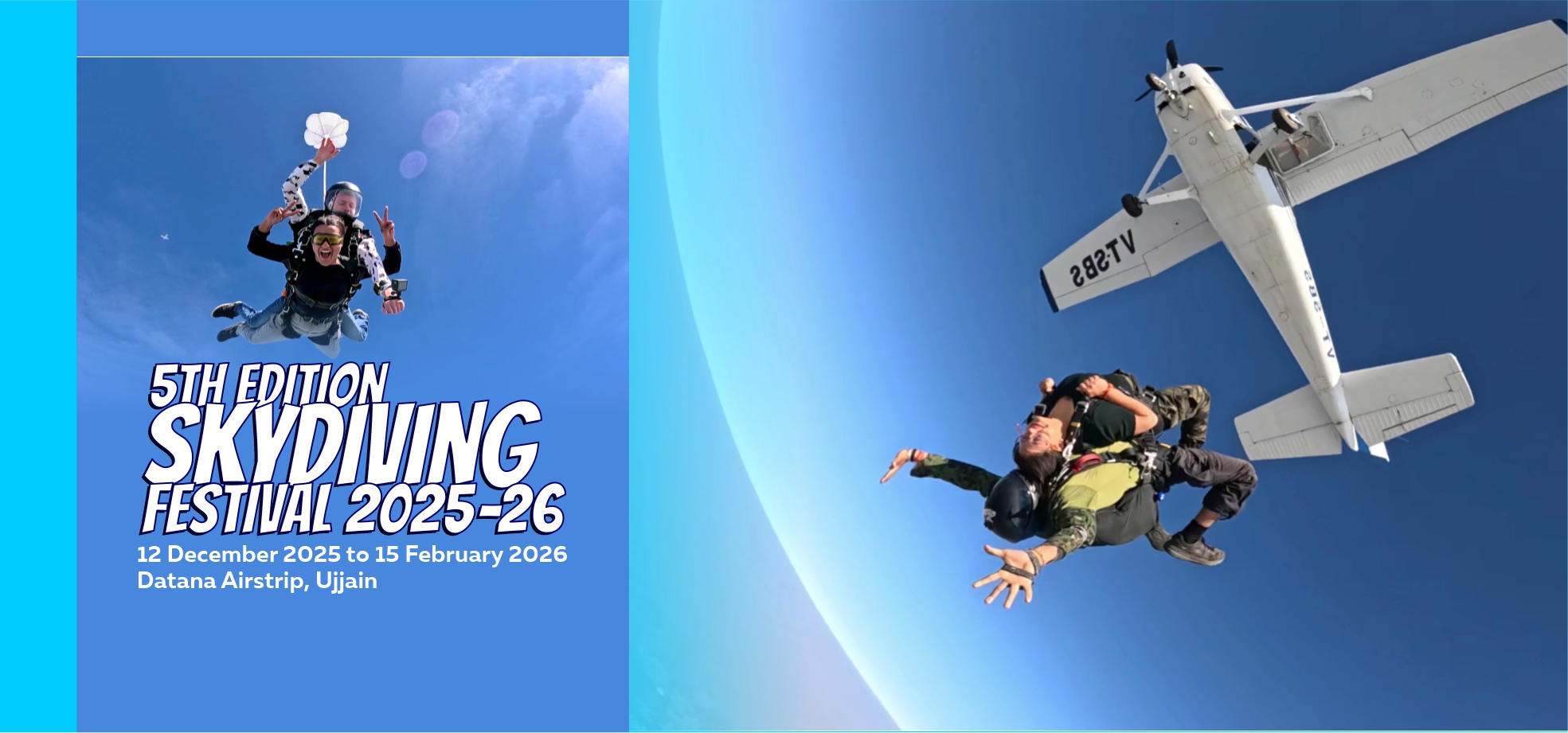 5th Edition of Skydiving Festival in Ujjain 2025-26 | Madhya Pradesh ...