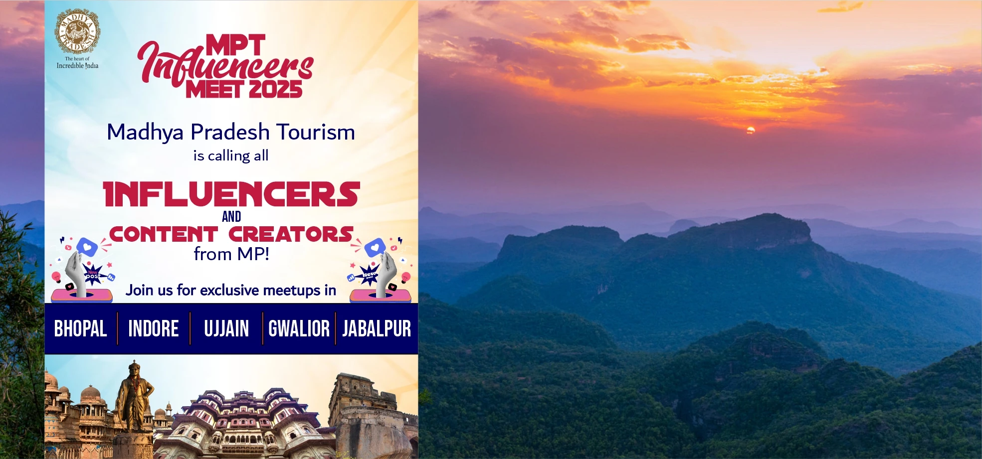 Madhya Pradesh Tourism Influencers Meet 2025 - Collaborating for ...